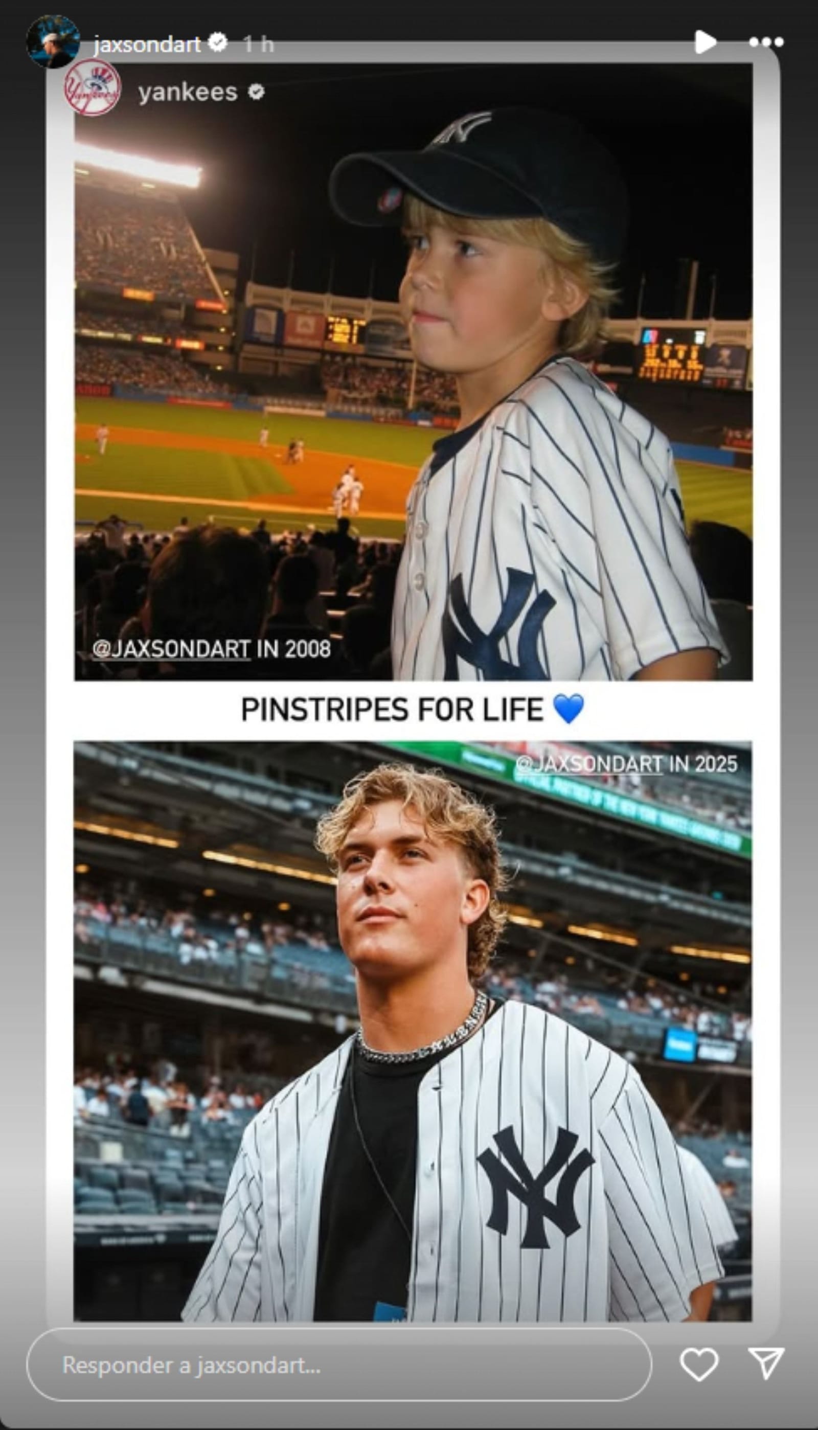 Giants QB Jaxson Dart drops 3-word message and jersey throwback ...