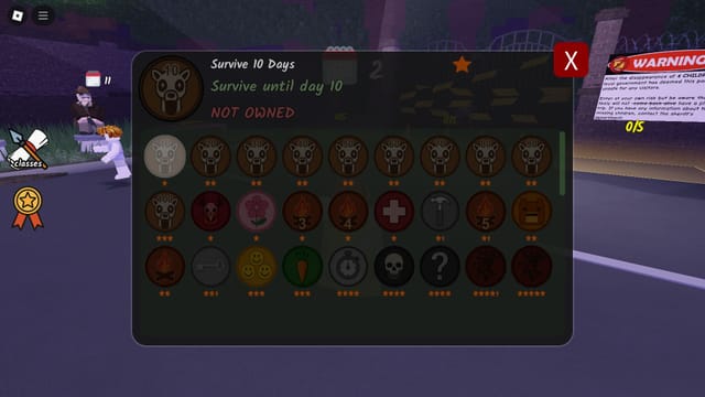 99 Nights in the Forest Badges guide