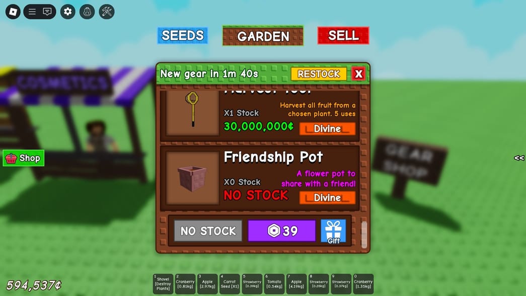 Friendship Pot Grow a Garden: Item price, what it does, and more