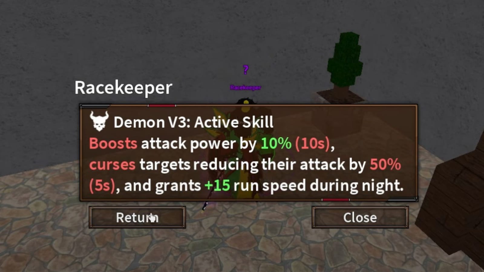 King Legacy Demon Race V3 guide