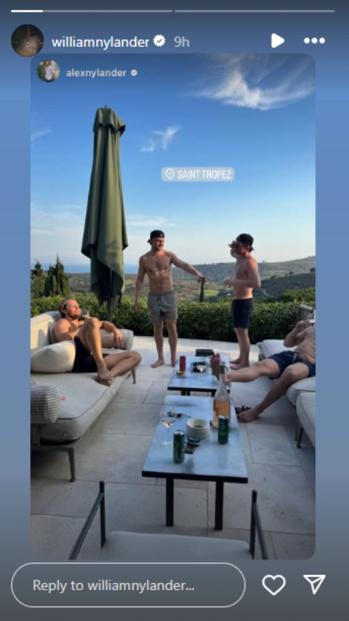 William Nylander unwinds in scenic Saint Tropez with brother Alex ...