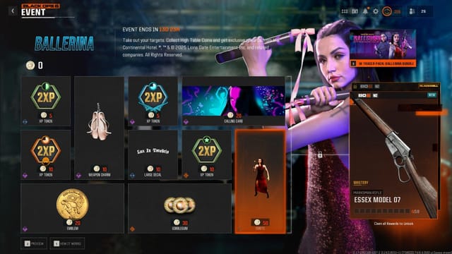 Ballerina event in Black Ops 6 and Warzone: All rewards and how to ...