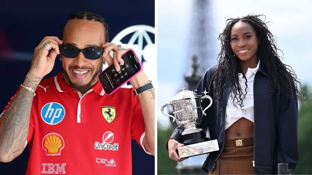 Lewis Hamilton drops 3-word reaction to Coco Gauff winning the 2025 ...