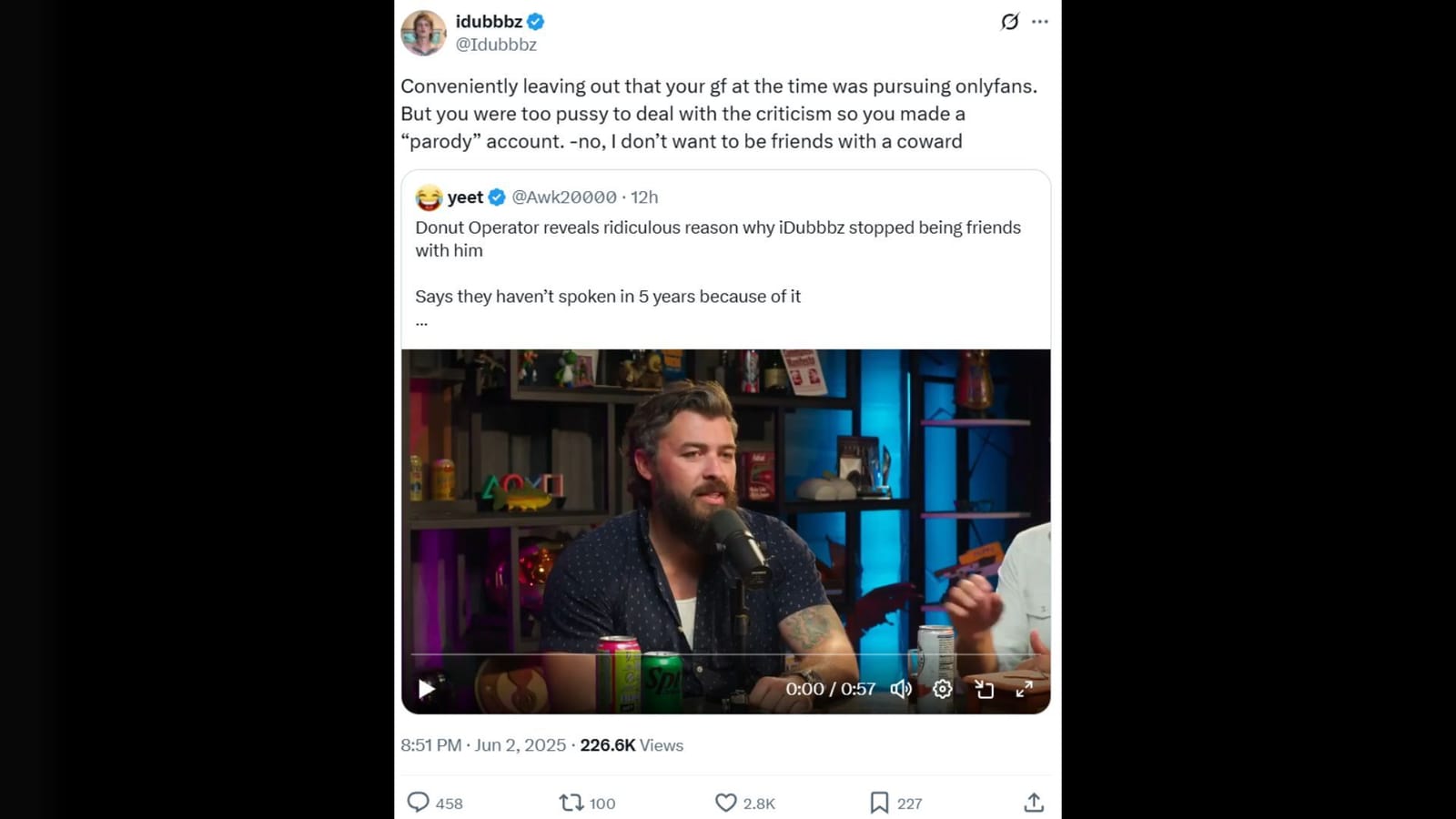 iDubbbz and Donut Operator controversy explained