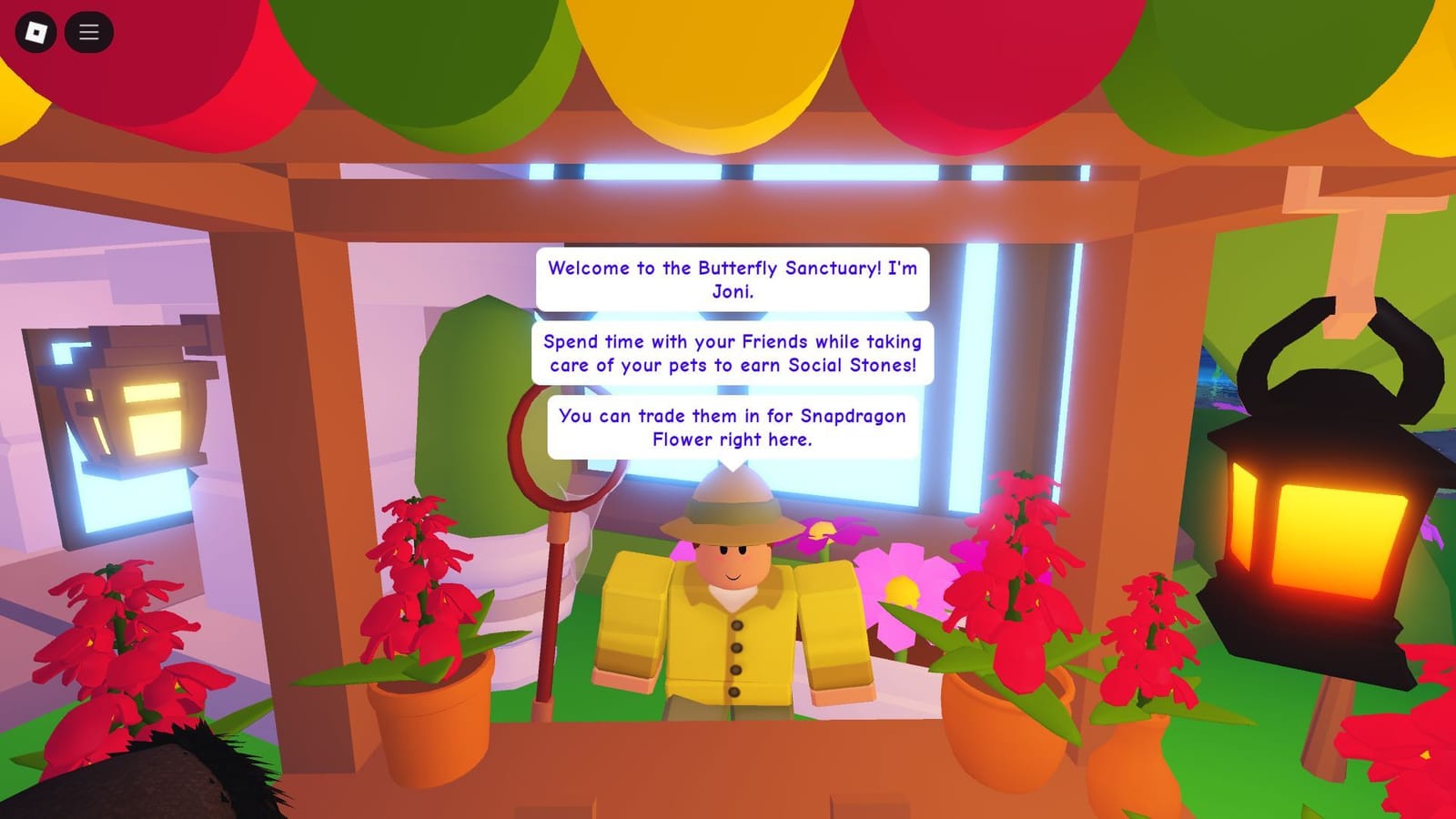 How to exchange Social Stones for Snapdragon Flowers in Adopt Me