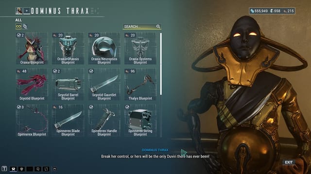 How to get Oraxia in Warframe