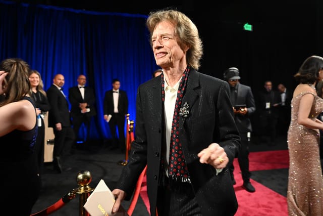 English music legend Mick Jagger in attendance at Lord's on Day 3 of SA ...