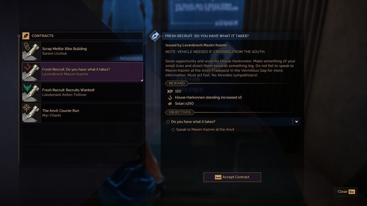 Dune Awakening: How to get Harkonnen Armor