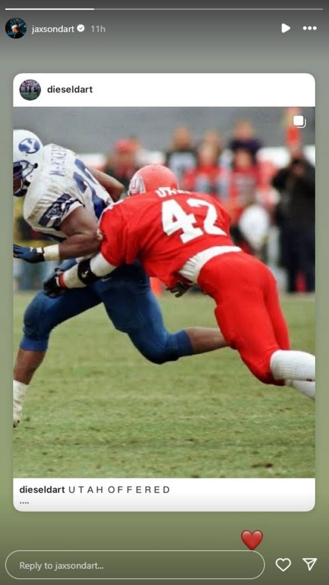 Ex-Ole Miss star Jaxson Dart sends message to brother Diesel on getting ...