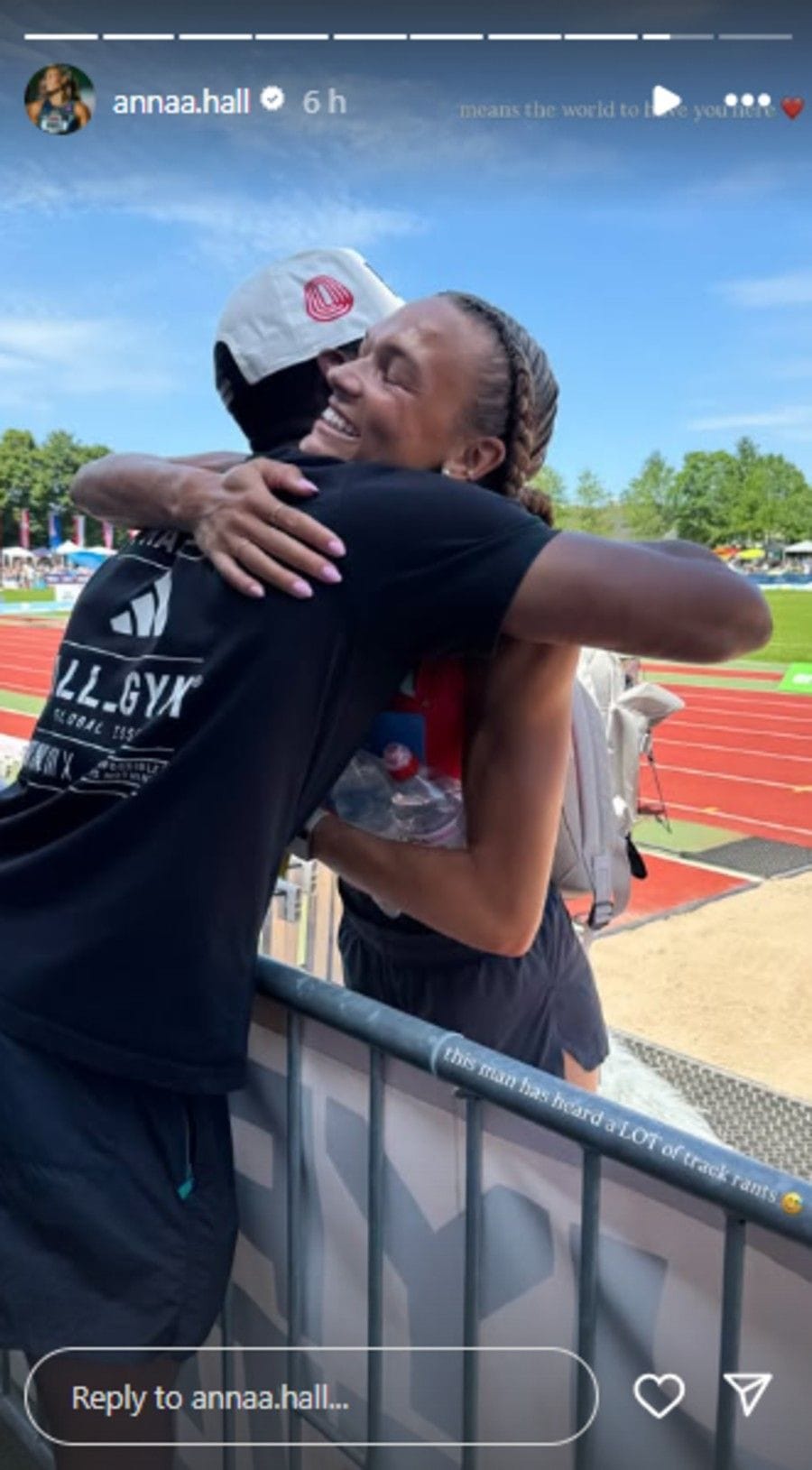 Anna Hall pens heartfelt message for boyfriend Darius Slayton's support ...