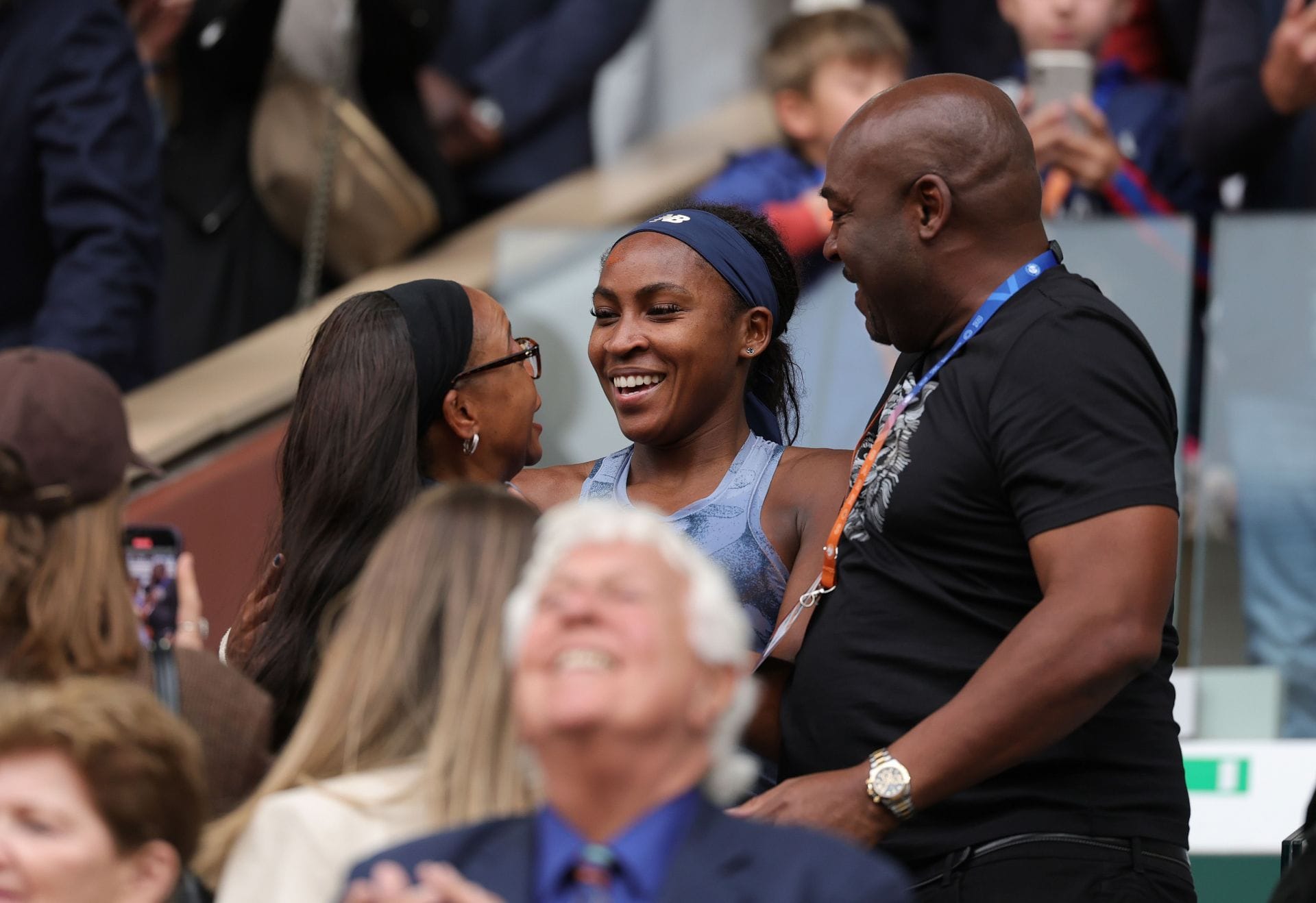Coco Gauff's brother Codey was strangely absent from American's post French Open celebrations ...