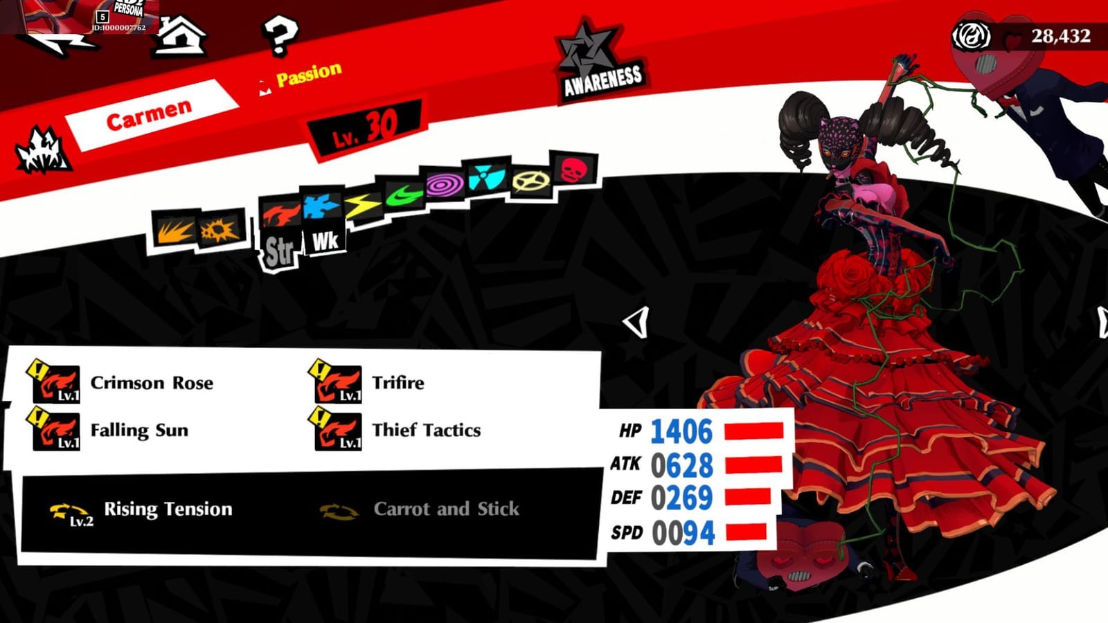 Best Panther (Ann Takamaki) build guide in Persona 5: The Phantom X