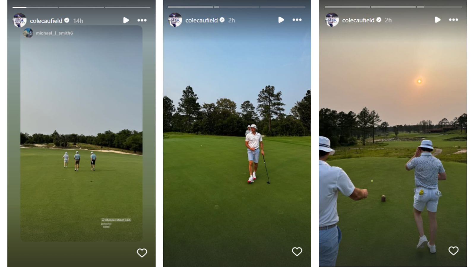 In Photos: Cole Caufield links up with Chris Wideman and Michael Smith ...