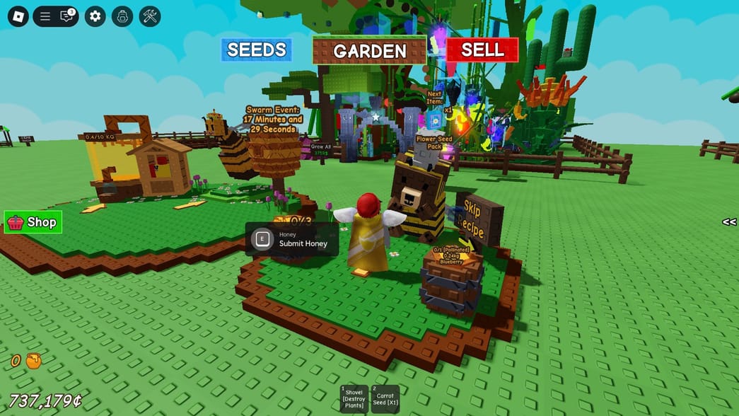 Grow a Garden Bizzy Bear quest list