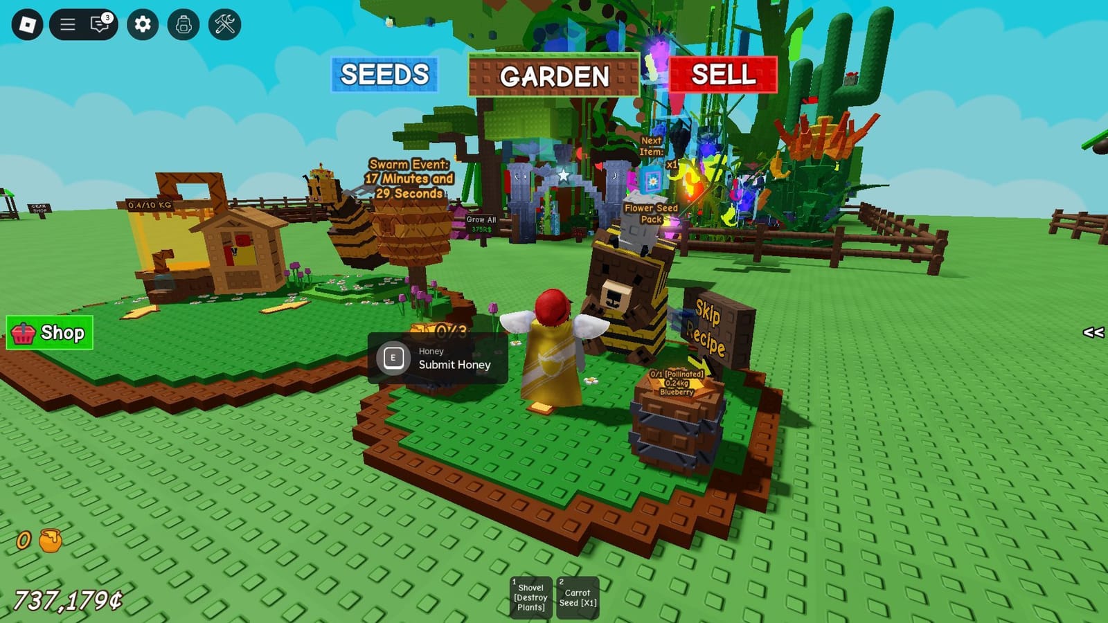 Grow a Garden Bizzy Bear quest list