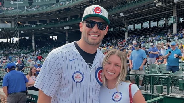 Cole Kmet and Emily Jarosz’s stunning wedding photos surface on ...