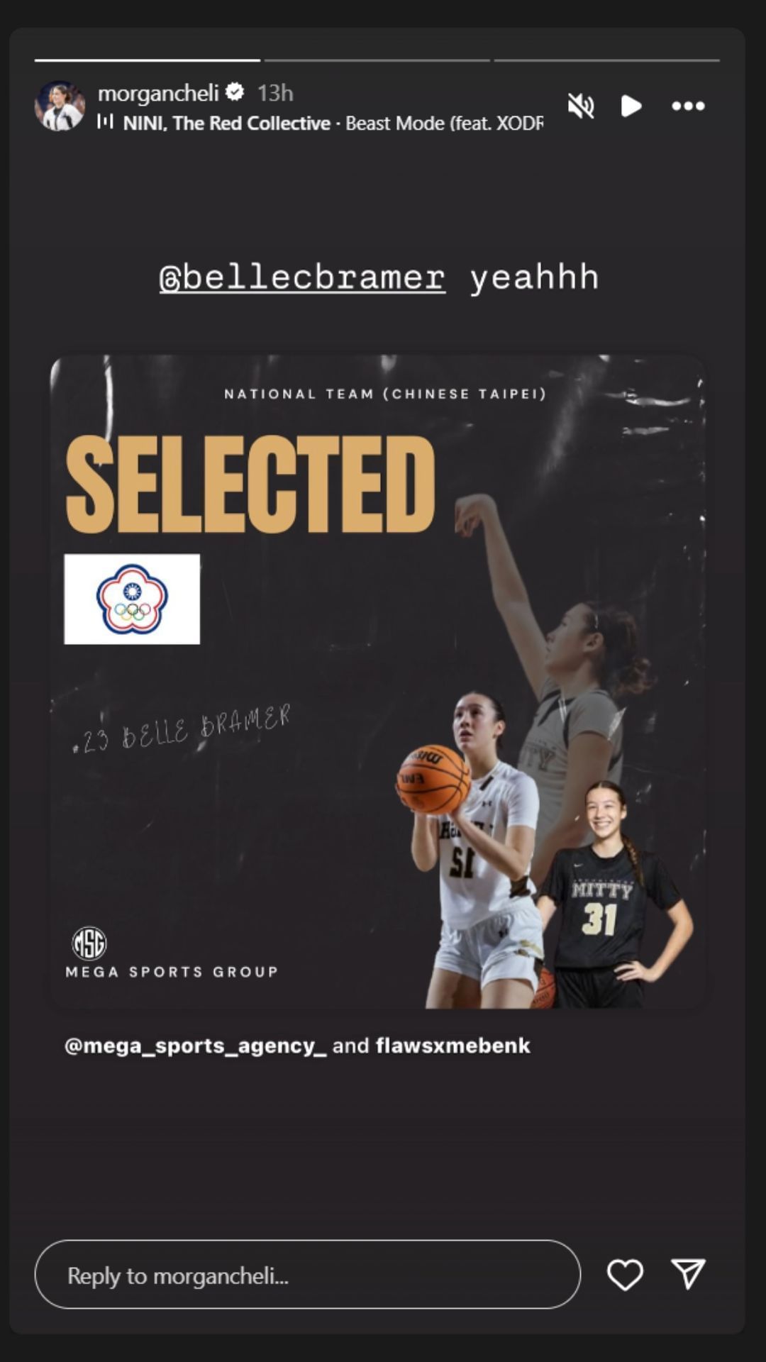 UConn Husky Morgan Cheli shows love to Belle Bramer's huge milestone ...