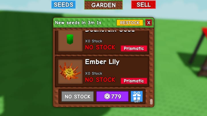 Ember Lily Grow a Garden: Rarity, price, and how to get