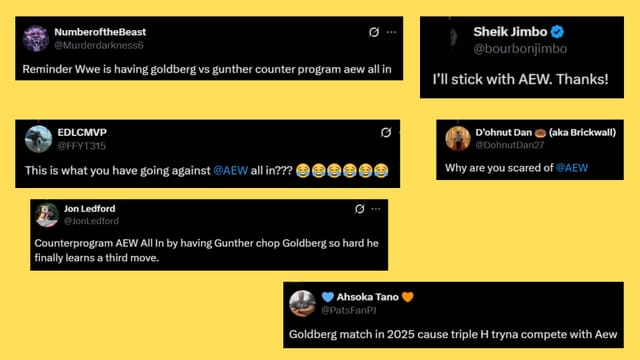 "Triple H tryna compete with AEW," Why are you scared of AEW?" - Fans ...