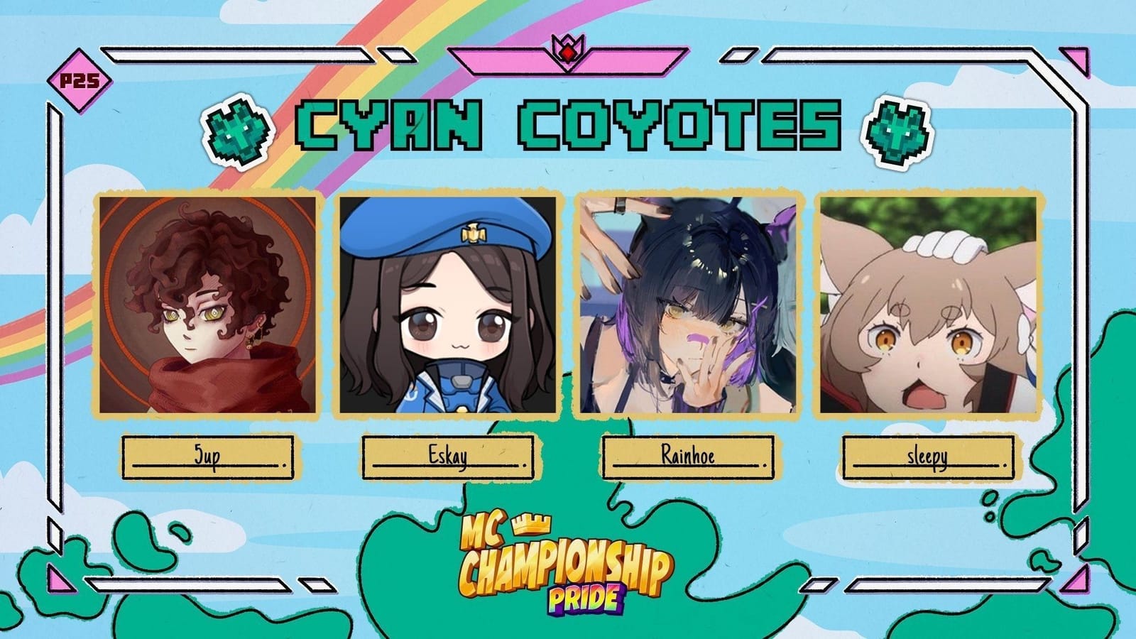Minecraft Championship (MCC) Pride 25: List of all competing players ...