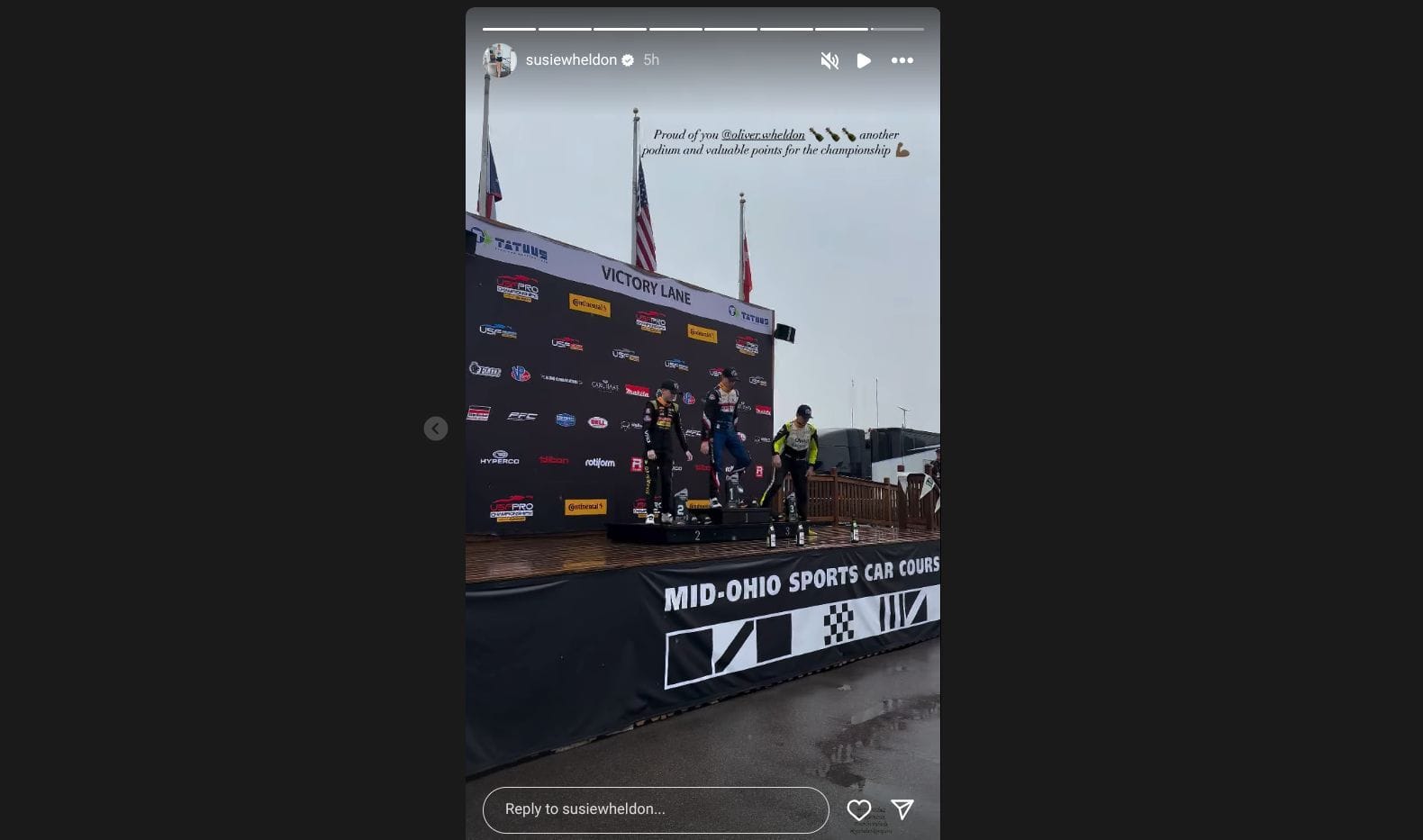 Dan Wheldon's widow Susie shares her feelings as son Oliver continues ...