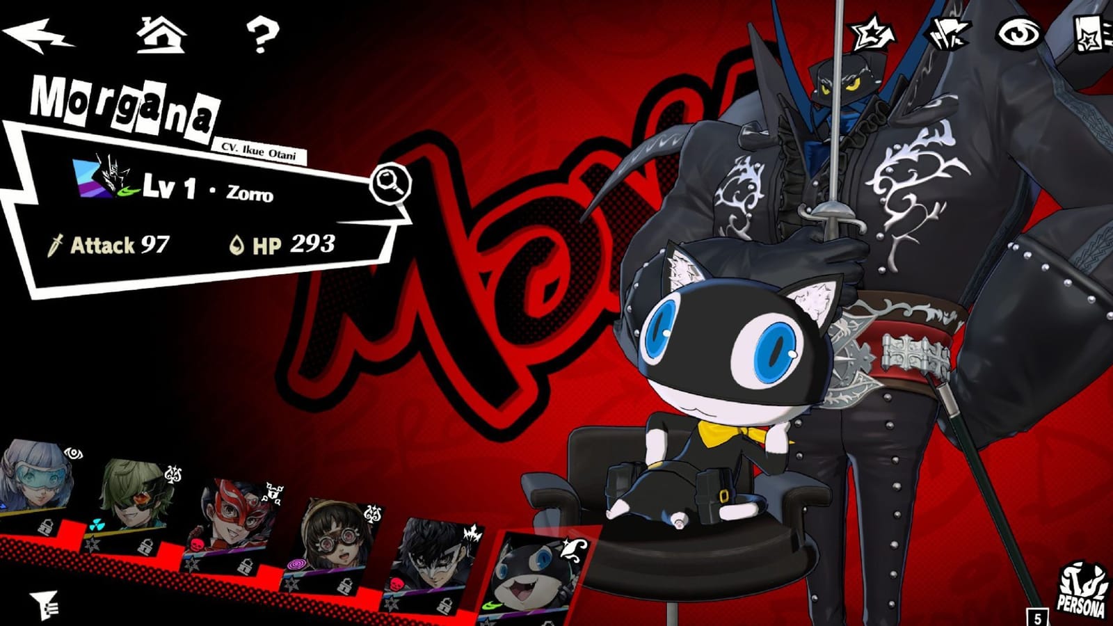 Best Mona (Morgana) build guide in Persona 5: The Phantom X