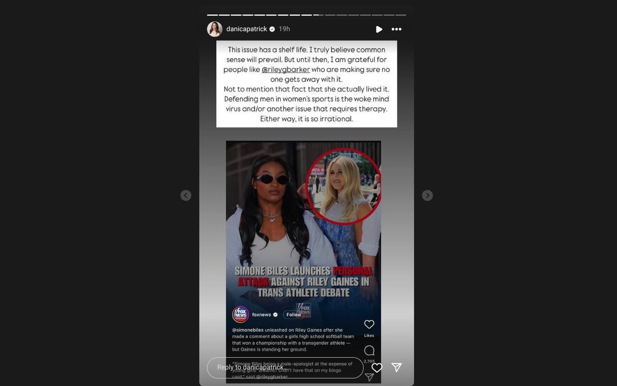 F1 pundit Danica Patrick shares US politician Nancy Mace's message to ...