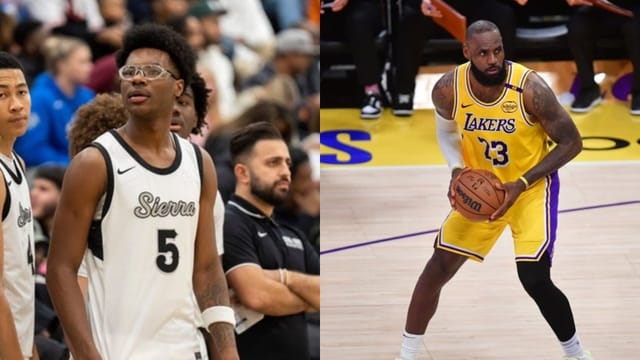 How does LeBron James' son Bryce James compare to his freshman peers at ...