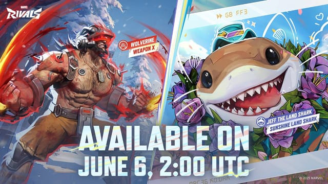 Marvel Rivals announces new skins for Jeff and Wolverine