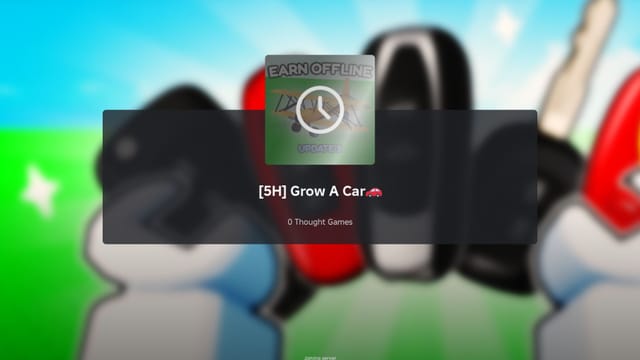 Grow a Car: A beginner's guide