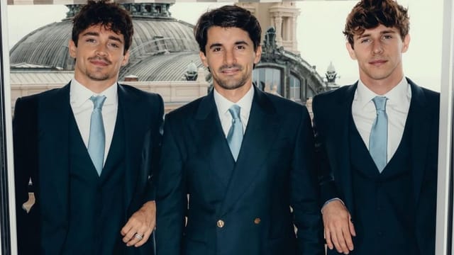 Charles Leclerc's Instagram post featuring his brother Lorenzo Leclerc ...