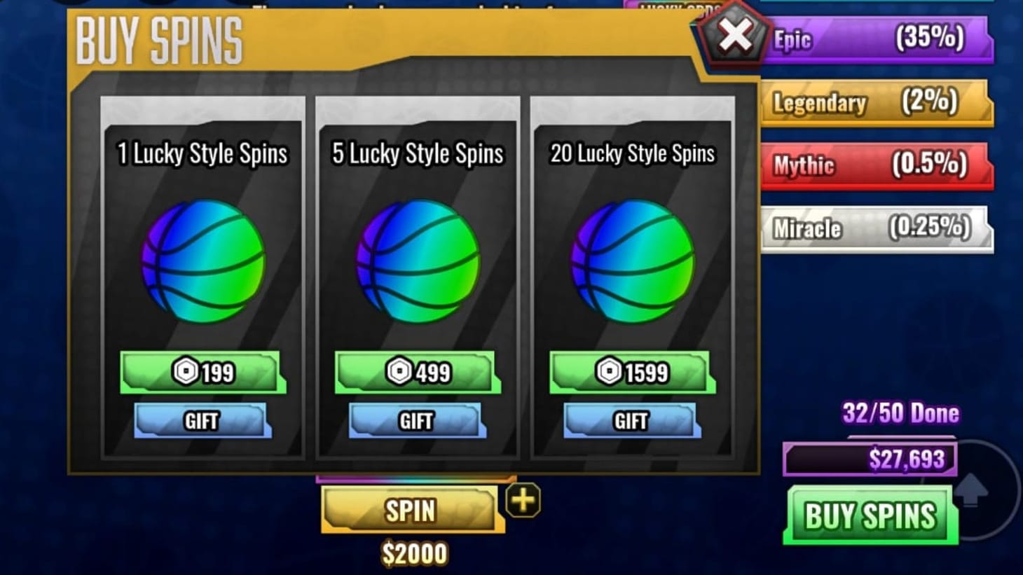 How to get Lucky Spins in Basketball Zero