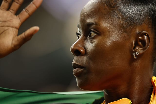 Shericka Jackson gets emotional over a gesture she’d never experienced ...
