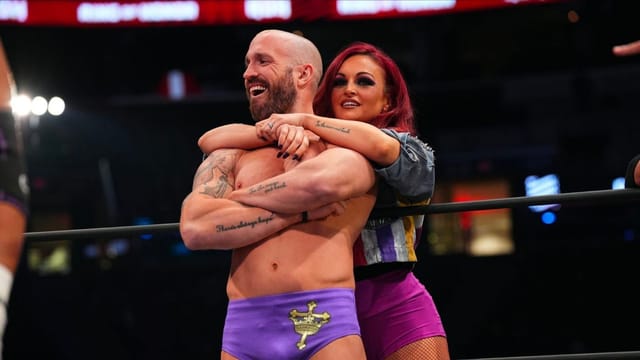 Congratulations to AEW star Mike Bennett and Maria Kanellis