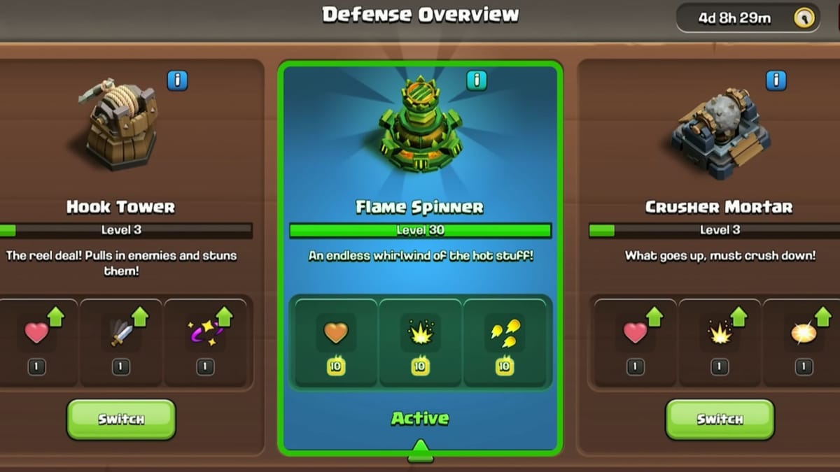 Clash of Clans June 2025 update sneak peek 2: How crafted defenses work, Hook Tower, and more