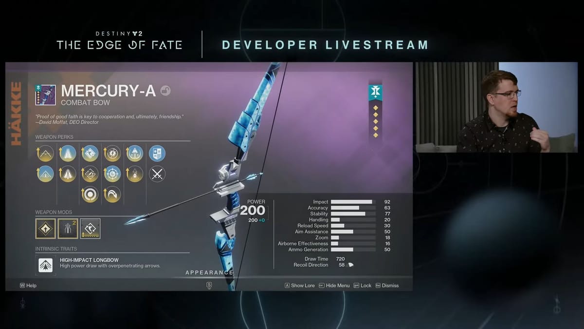 All new weapon frames confirmed for Destiny 2: The Edge of Fate