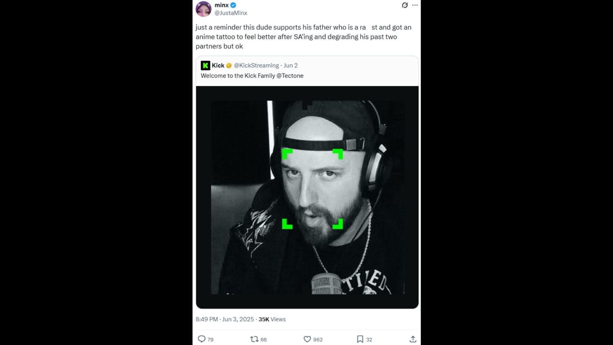 JustaMinx accuses Tectone of allegedly "sexually assaulting and ...