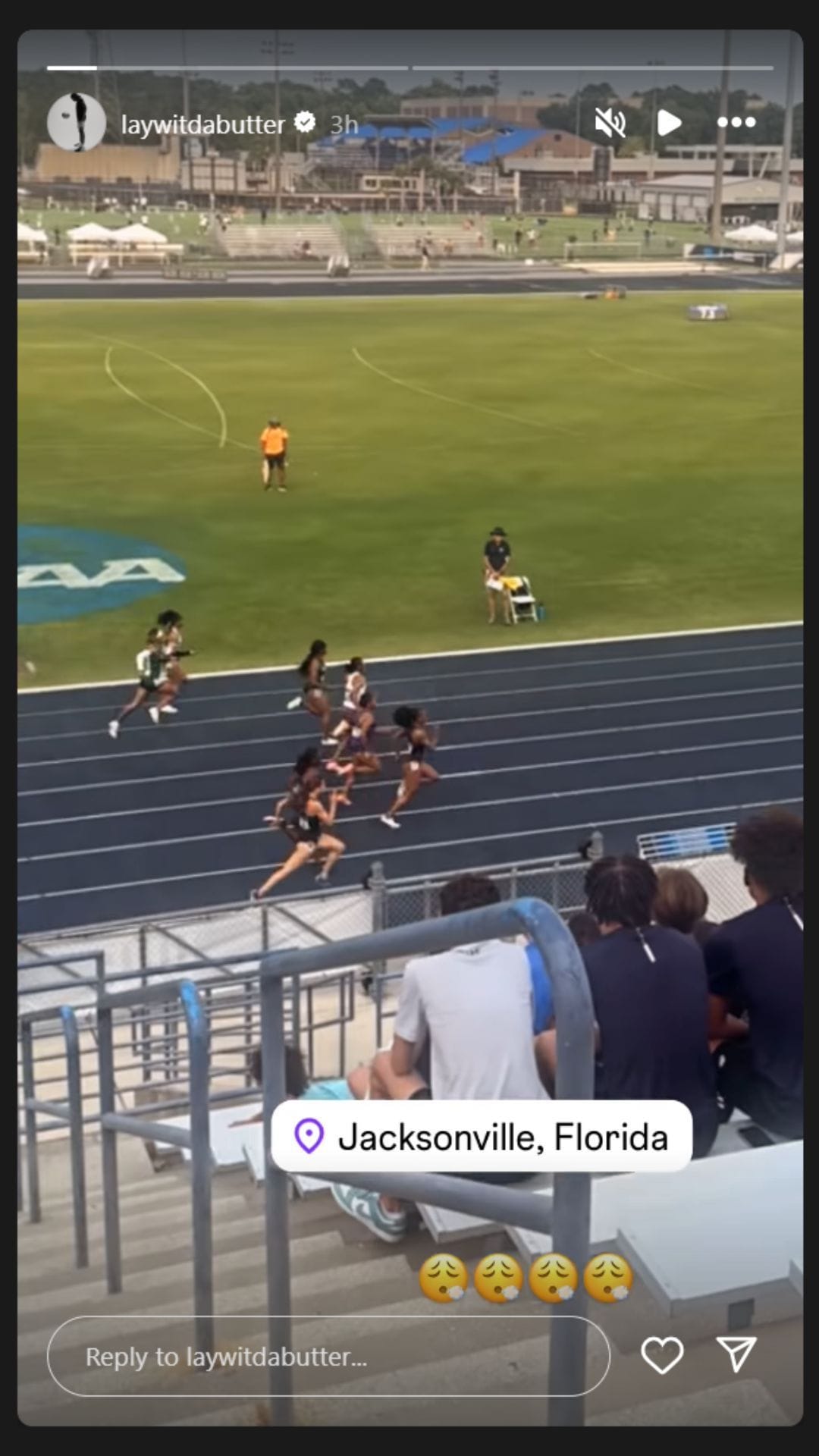 MiLaysia Fulwiley's GF, JaMeesia Ford, snags track and field school ...