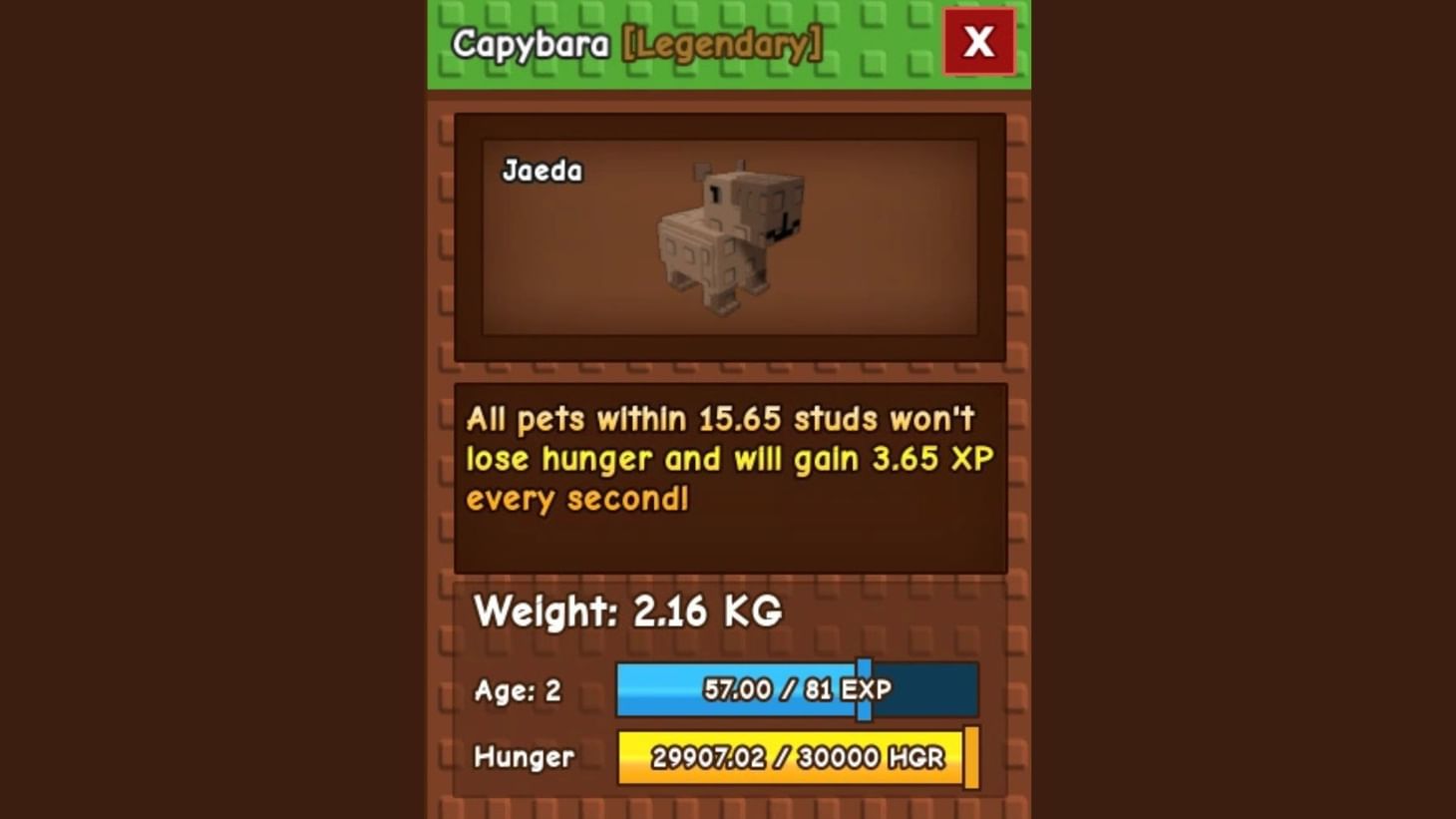 What does Capybara do in Grow a Garden?