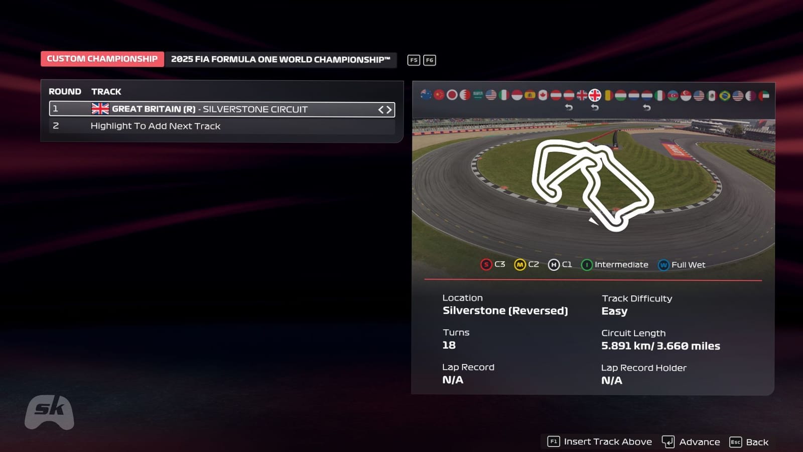 Best F1 25 Silverstone Circuit (R) setup for the British GP Reverse