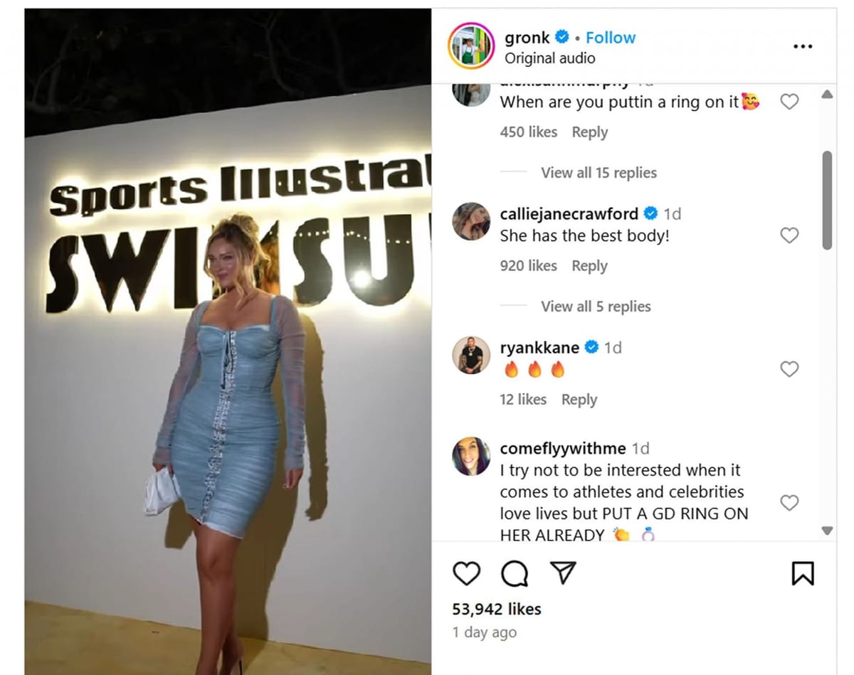 "8 YEARS!!! WTH MARRY HER!!" - NFL fans react as Rob Gronkowski joins ...