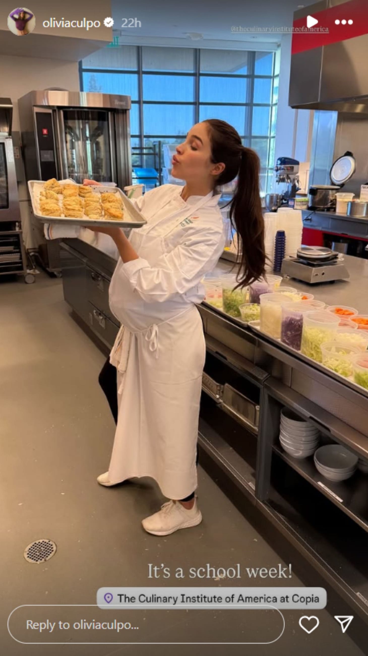 Christian McCaffrey's wife Olivia Culpo learns advanced cooking skills ...
