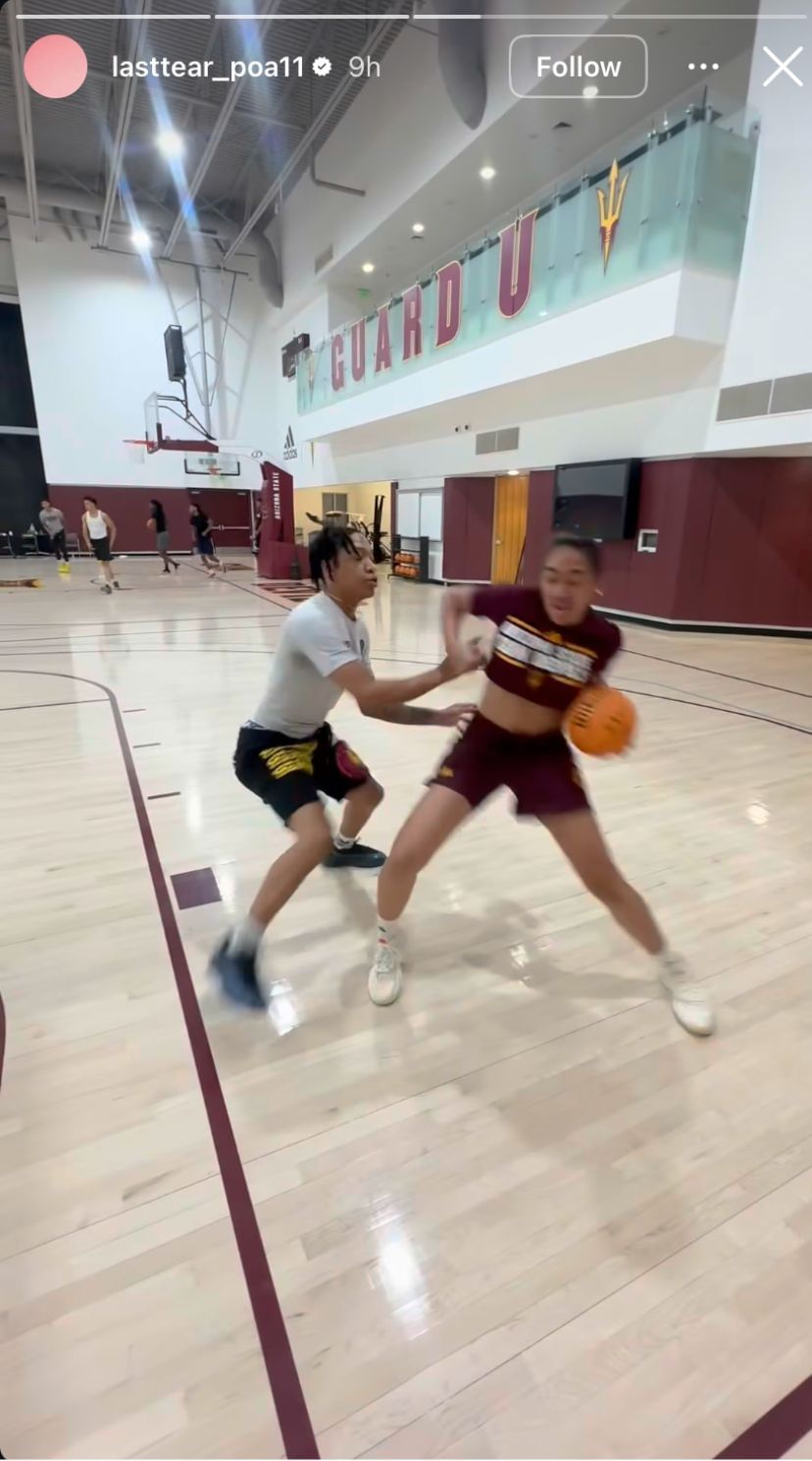 Ex-LSU hooper Last-Tear Poa shows on-court grind as she prepares for ...