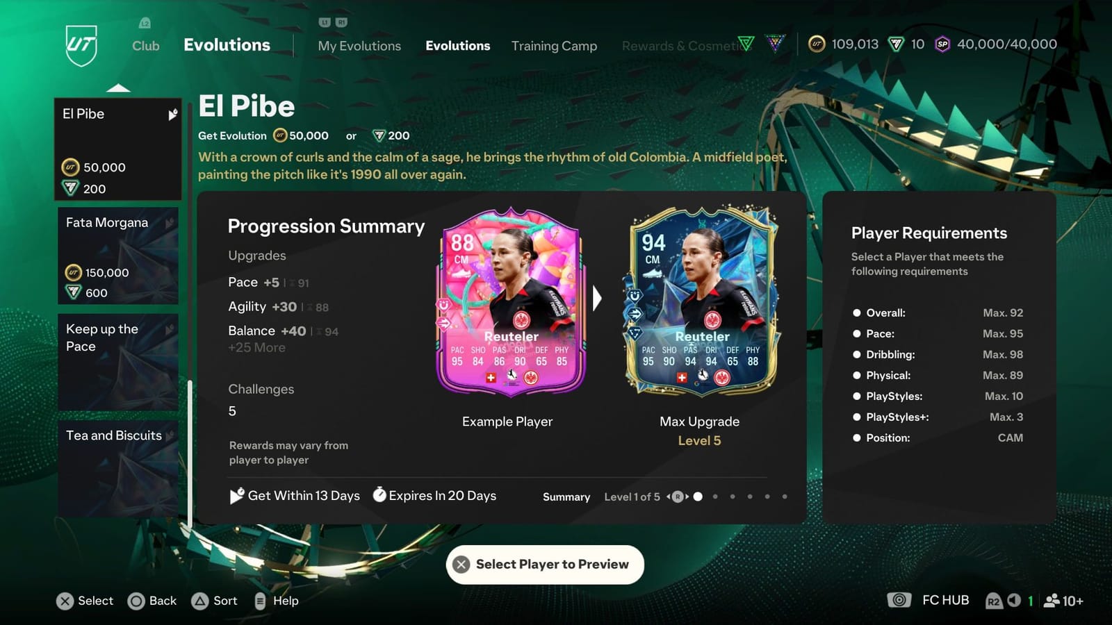 EA FC 25 El Pibe Evolution guide: Best players to use, all upgrades, requirements, and more