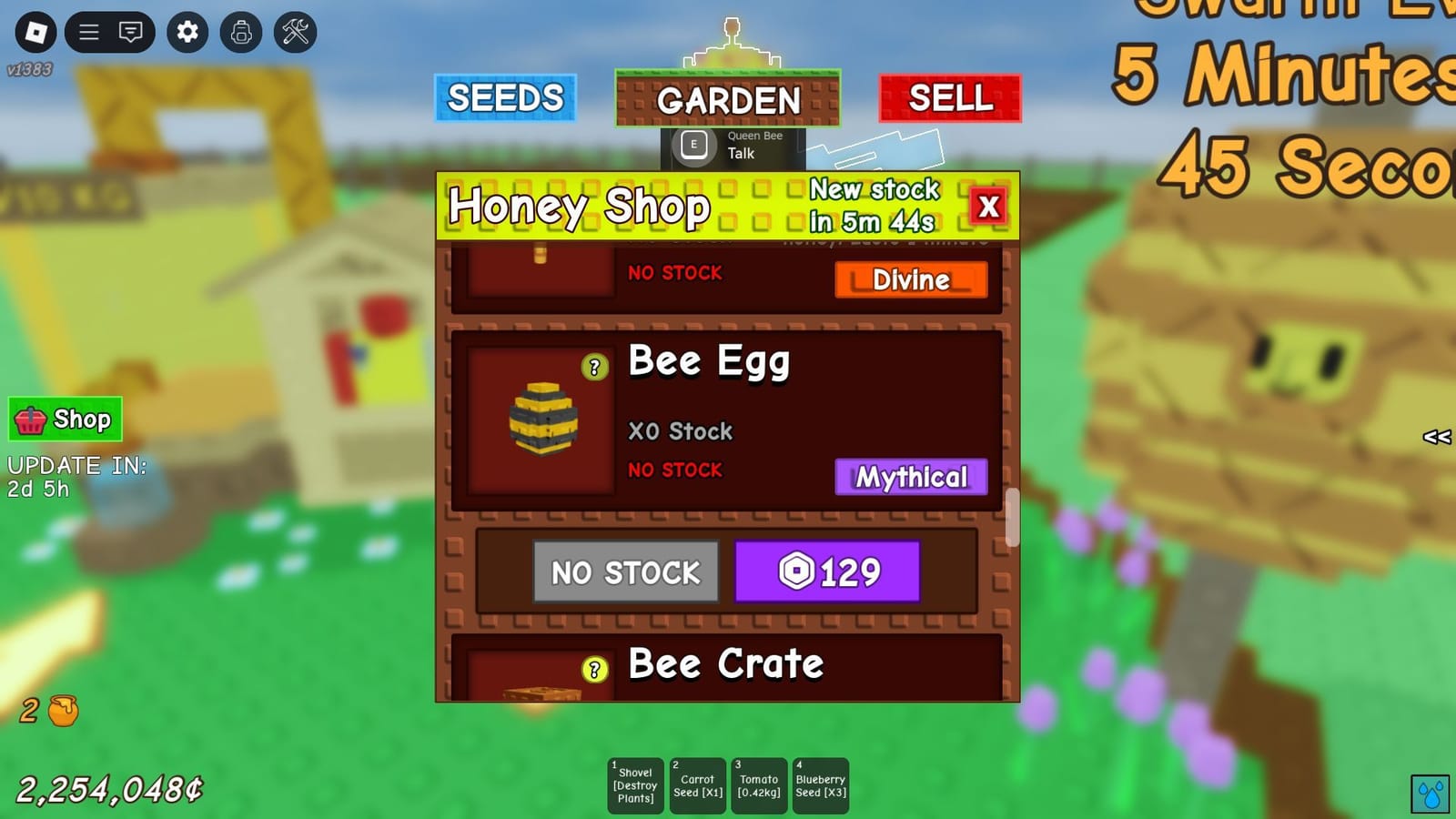 What does the Petal Bee do in Grow a Garden?