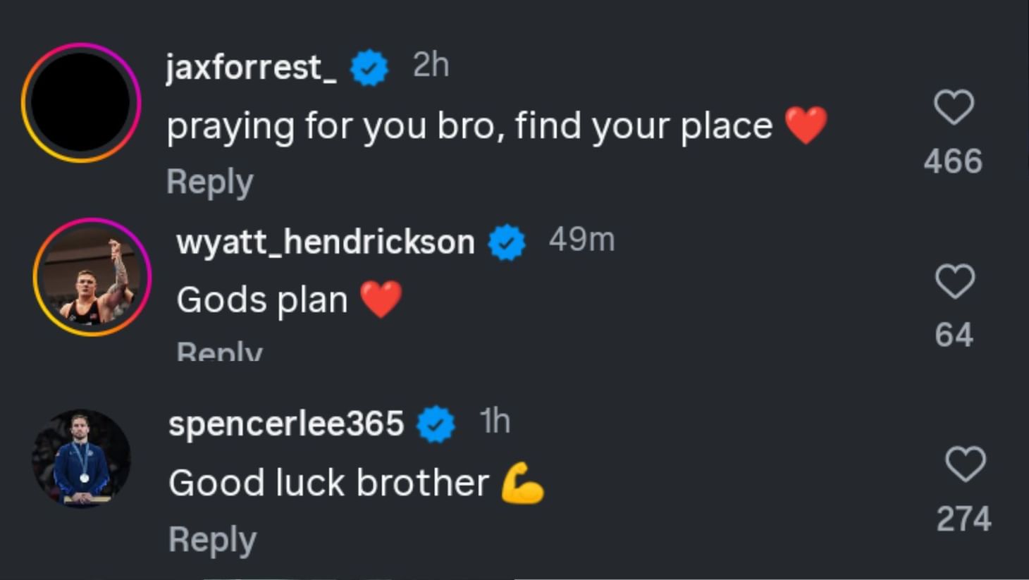 Bo Bassett finds support in Spencer Lee, Jax Forrest, and Wyatt ...