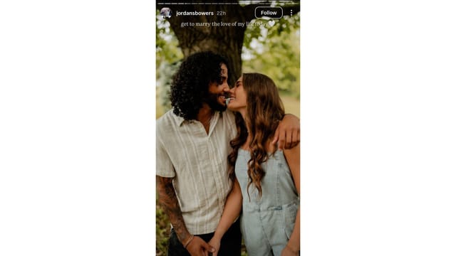 NCAA champion Jordan Bowers weds former gymnast Raydel Gamboa beneath a ...