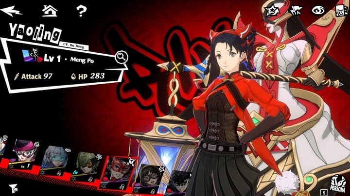 Best Rin (Yaoling Li) build guide in Persona 5: The Phantom X