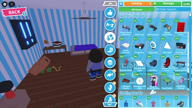 Adopt Me Furniture Storage guide