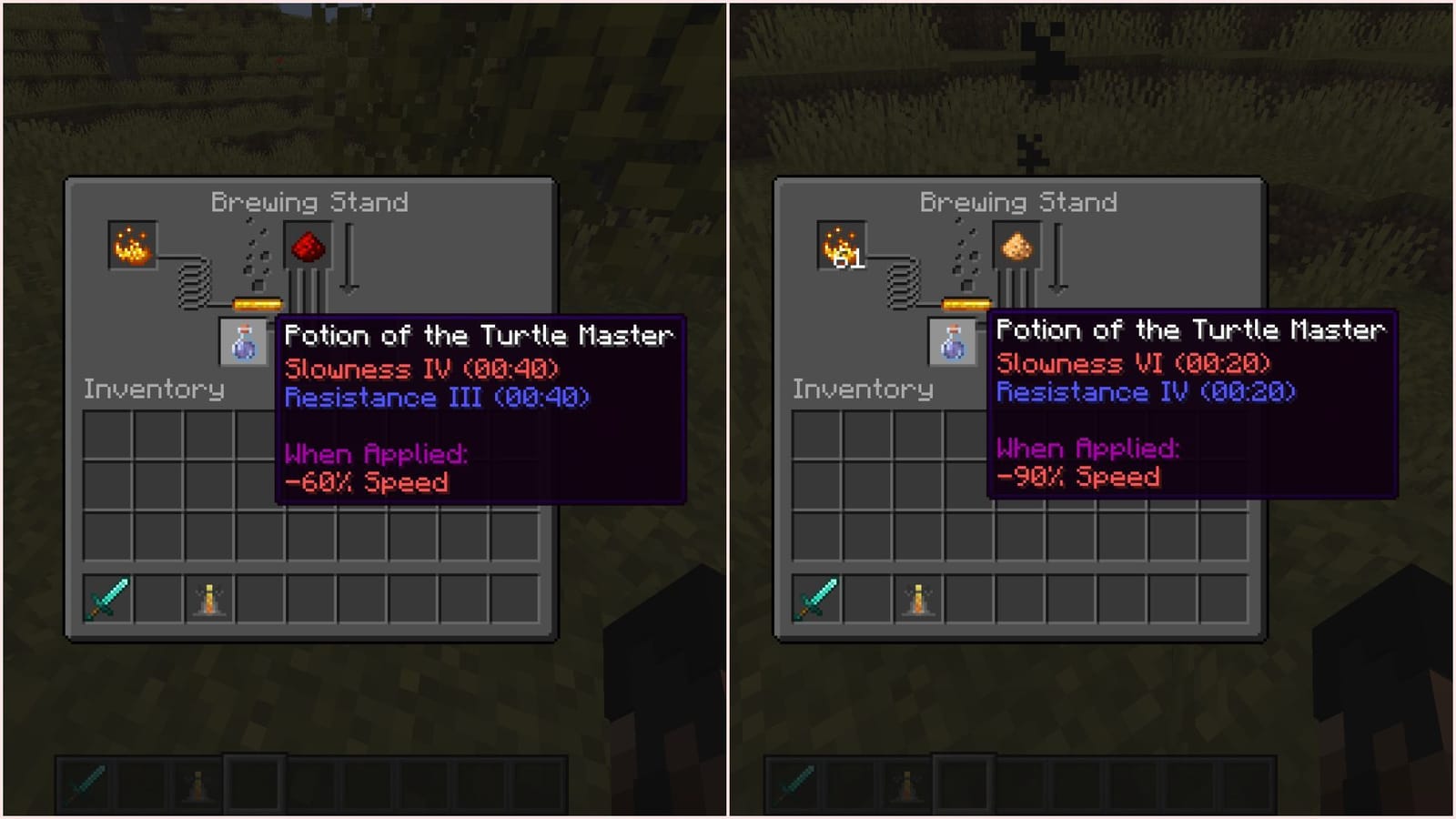 Minecraft potion of turtle master guide: Brewing method, use, and more